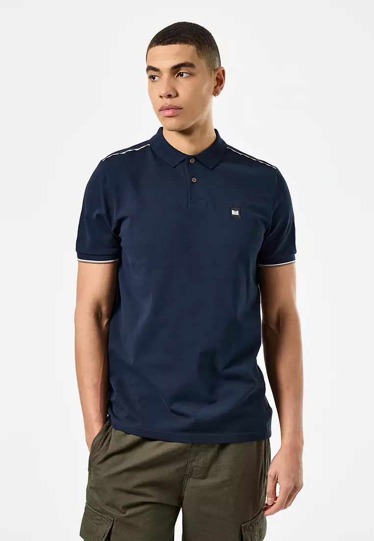 Jual Weekend Offender MENS NAVY/MID HOUSE CHECK SAKAI POLO WITH MID ...