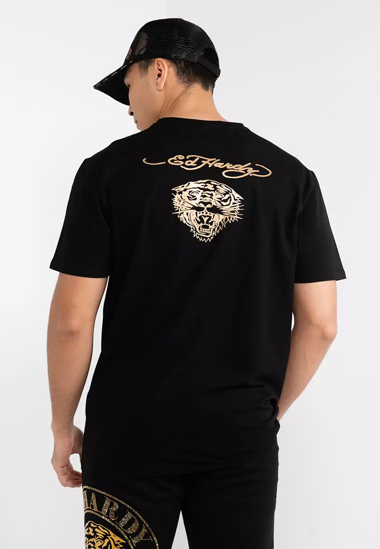 Buy Ed Hardy Ed Hardy Signature Regular Tee Online | ZALORA Malaysia