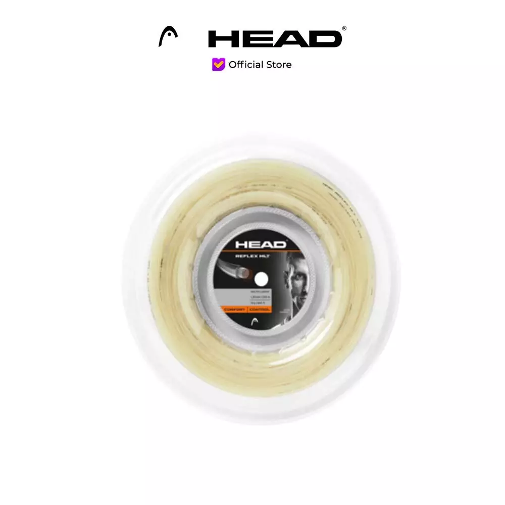 Jual Head HEAD Reflex MLT 200m Tennis Strings Reel 16 Natural 281314 ...