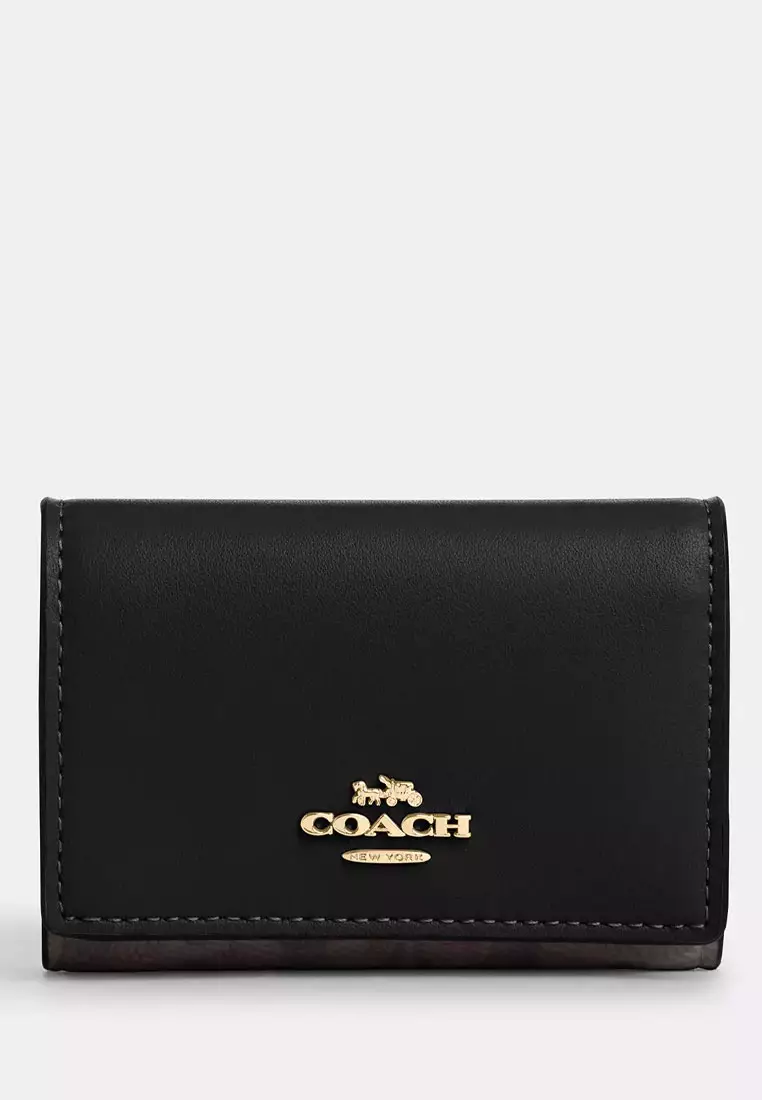 Coach Micro Wallet In Signature Canvas 2025 | Buy Coach Online | ZALORA ...