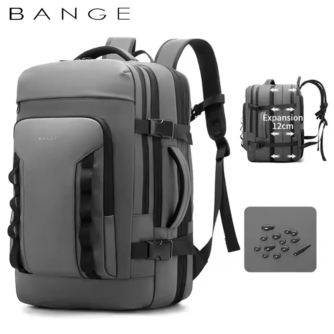 Jual Bange Bange BG3055 Tas Ransel Laptop Kerja Backpack Travel Pria ...