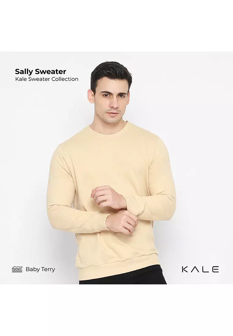 Jual Kale Clothing Kale Sweater Sally Beige / Sweater Pria Casual ...