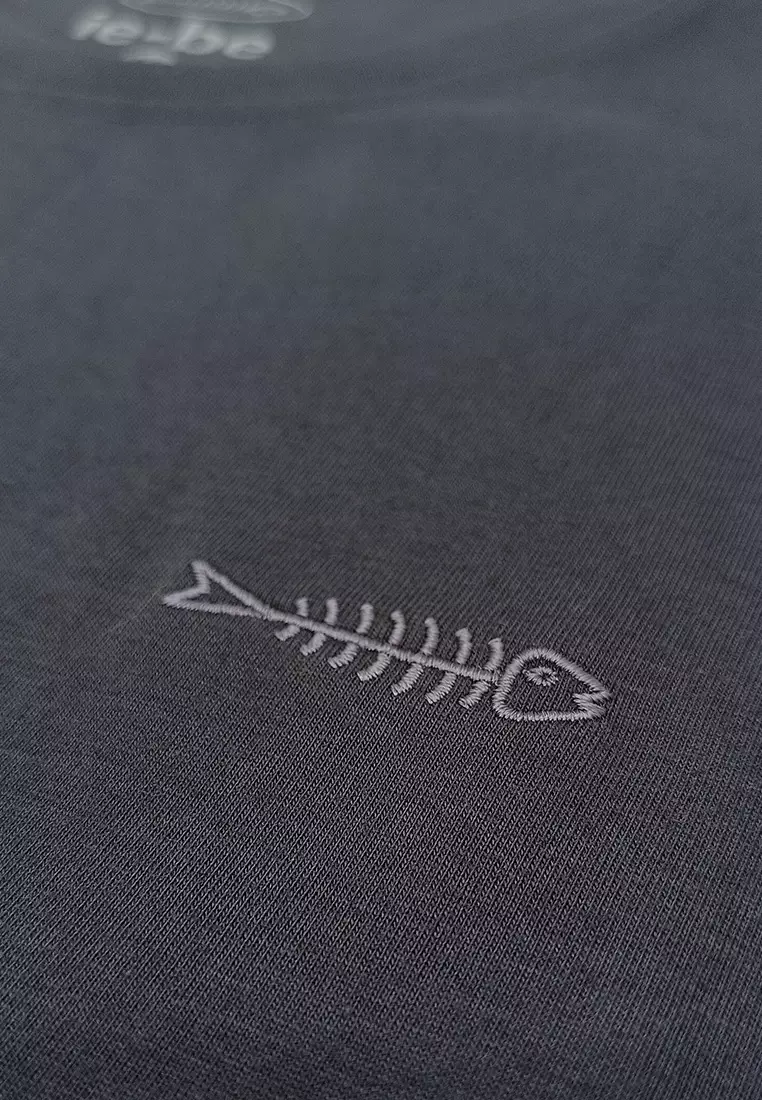 Jual IEBE Kaos Polos IEBE J1DM6006 Lengan Panjang Grey Original 2024 ...