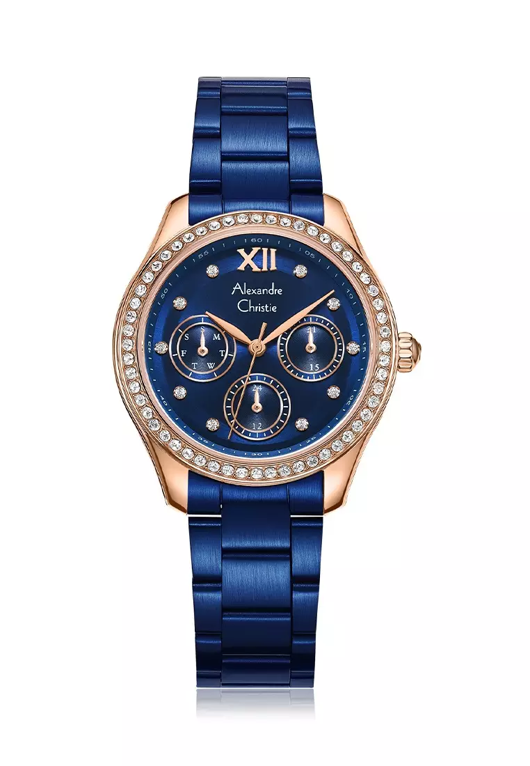 Jual Alexandre Christie Women AC 2A69 BFBURBU Stainless steel Original 2025 | ZALORA Indonesia