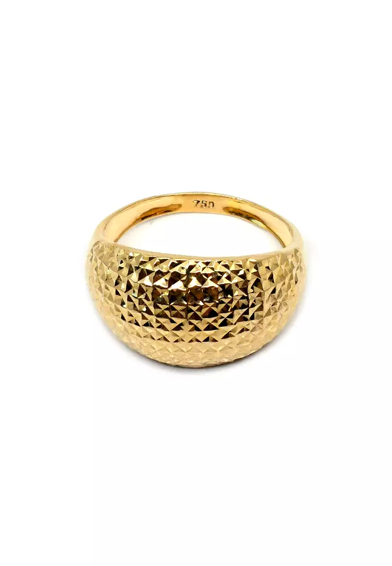 Buy CEBUANA LHUILLIER JEWELRY 18K Italian Made Yellow Gold Lady Ring ...