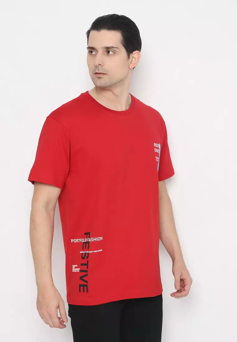 Jual NX NX T-Shirt Cotton Combed Tebal Pria 207370251 Original 2025 ...