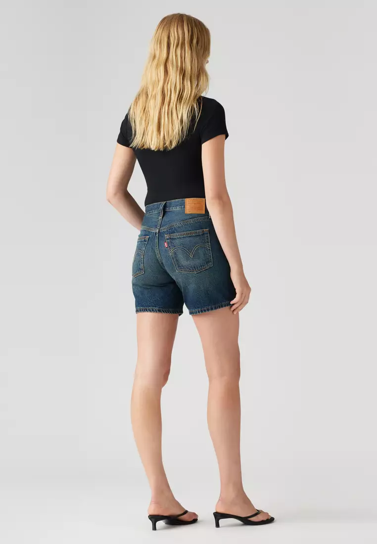 Buy Levi's Women's 501® Original Mid-Thigh Shorts A9296-0003 Online ...