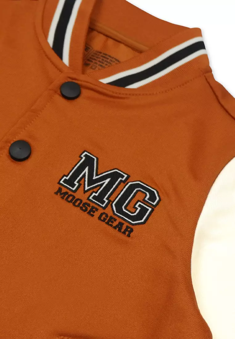 Buy Moose Gear Boys Varsity Jacket Combi with Print and Embro Details ...