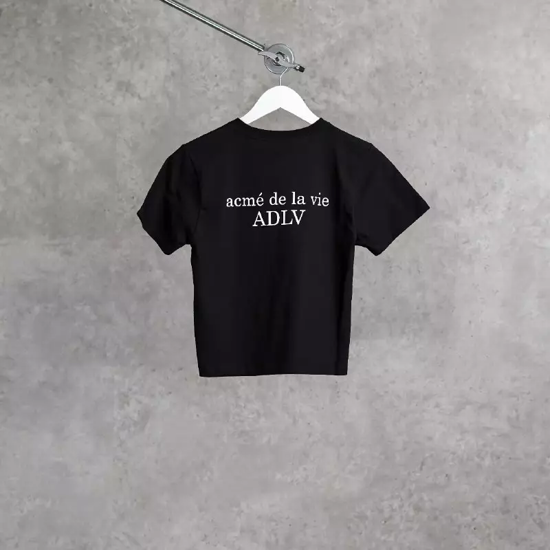 Jual Acme De La Vie Kaos ADLV BASIC TEXT WHITE BLACK TSHIRT KIDS 100% ...
