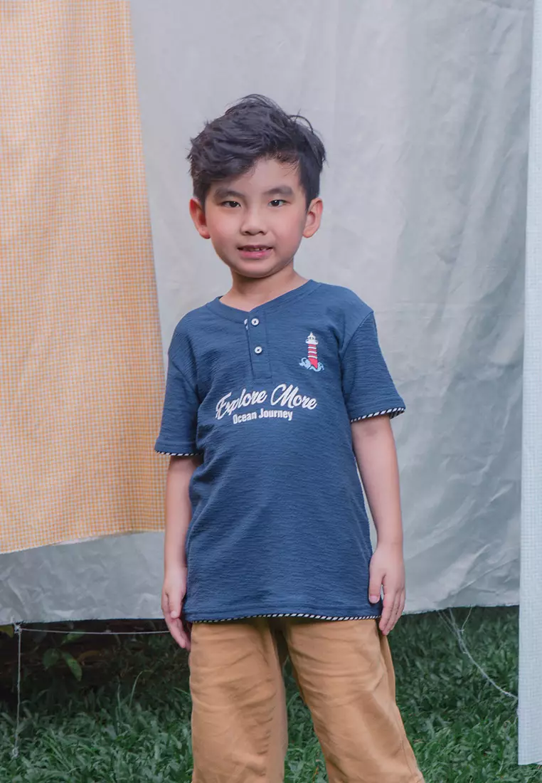 Jual LITTLE X EIGHT Little X∙eight Boy Jayde T-Shirt Junior Original 2025 | ZALORA Indonesia