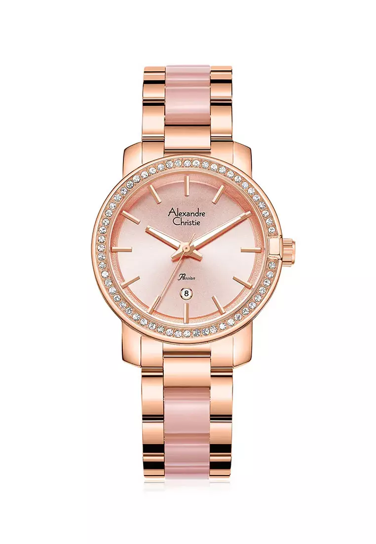 Jual Alexandre Christie Alexandre Christie Jam Tangan Wanita - Rosegold ...