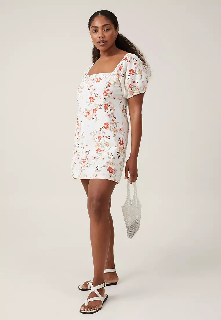 Jual Cotton On Tori Tie Up Mini Dress Original 2024 | ZALORA Indonesia