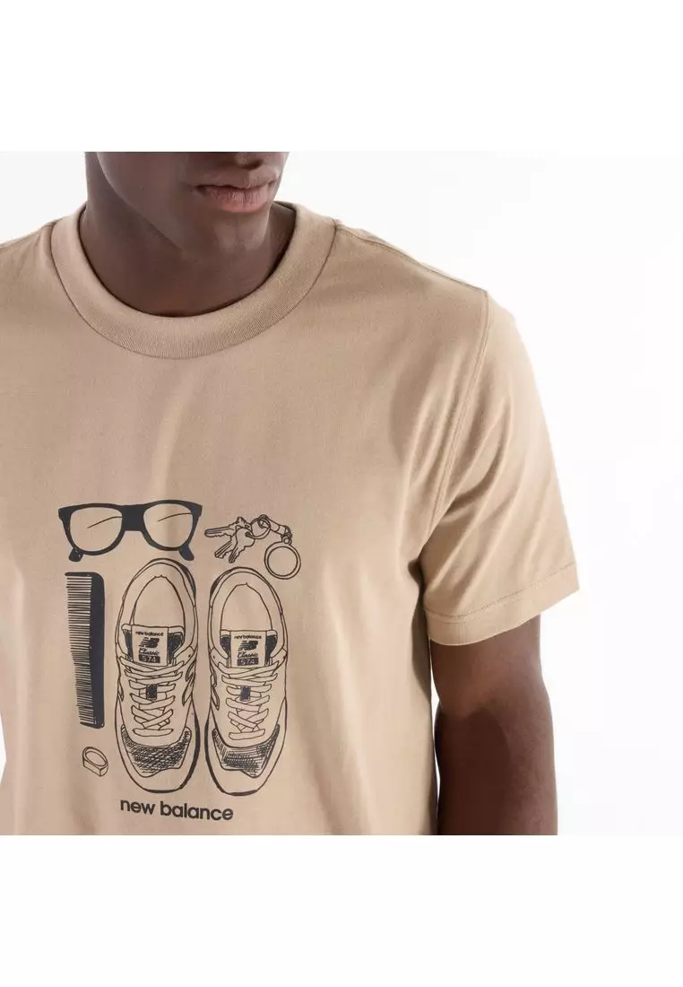 Jual New Balance Essentials Graphic T-Shirt Original 2024 | ZALORA ...
