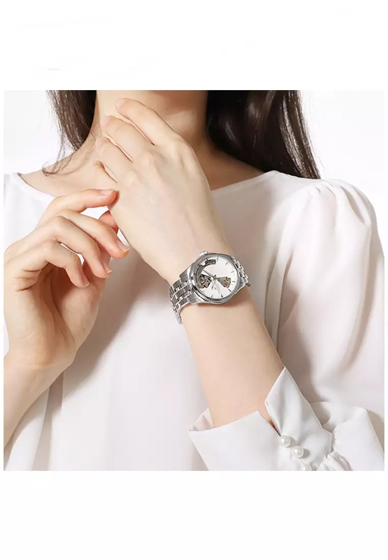 Buy Hamilton JAZZMASTER OPEN HEART LADY AUTOMATIC WATCH (HMT-H32215190 ...