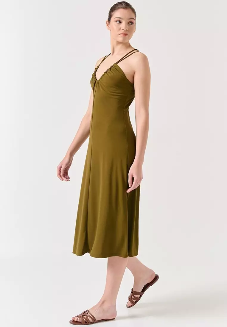 Buy Jimmy Key Strappy Midi Dress 2024 Online | ZALORA Singapore
