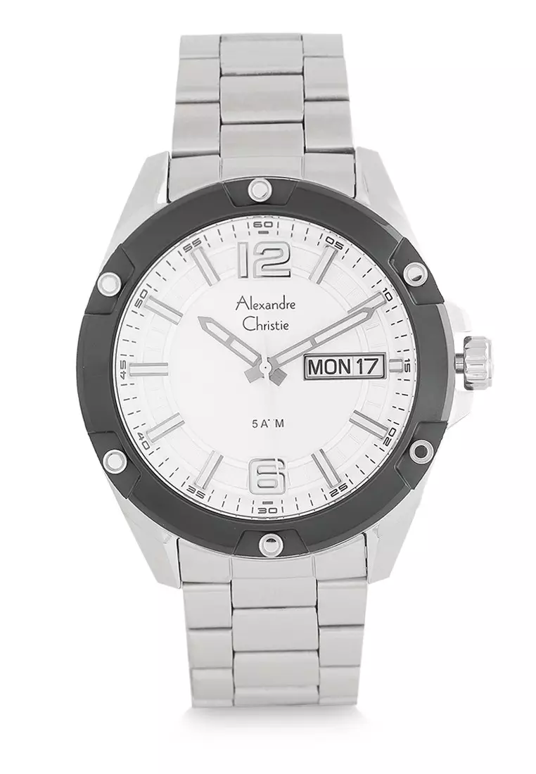 Jual Alexandre Christie Alexandre Christie Jam Tangan Pria - Silver ...
