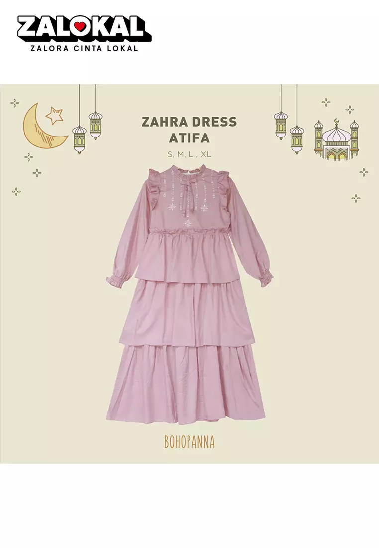 Jual Bohopanna BOHOPANNA - RAYA COLLECTION - ZAHRA DRESS MOM - GAMIS WANITA Original 2024 ...