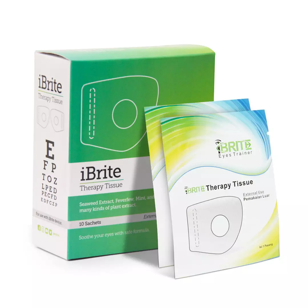 Jual JACO Ibrite Therapy Tissue Terapi Tisu Mata iBrite Eyepad 5 Box ...