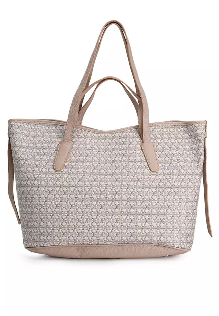Buy Coccinelle Never Without Bag Monogram Coated Medium Tote Online ...