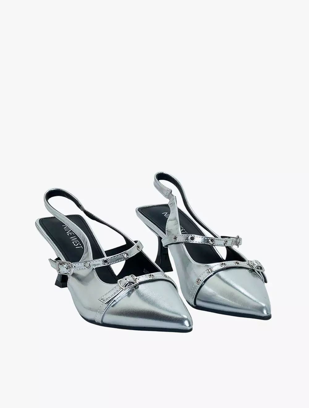 Jual PAYLESS Payless Nine West Womens Anston High Heels - Silver_04 ...