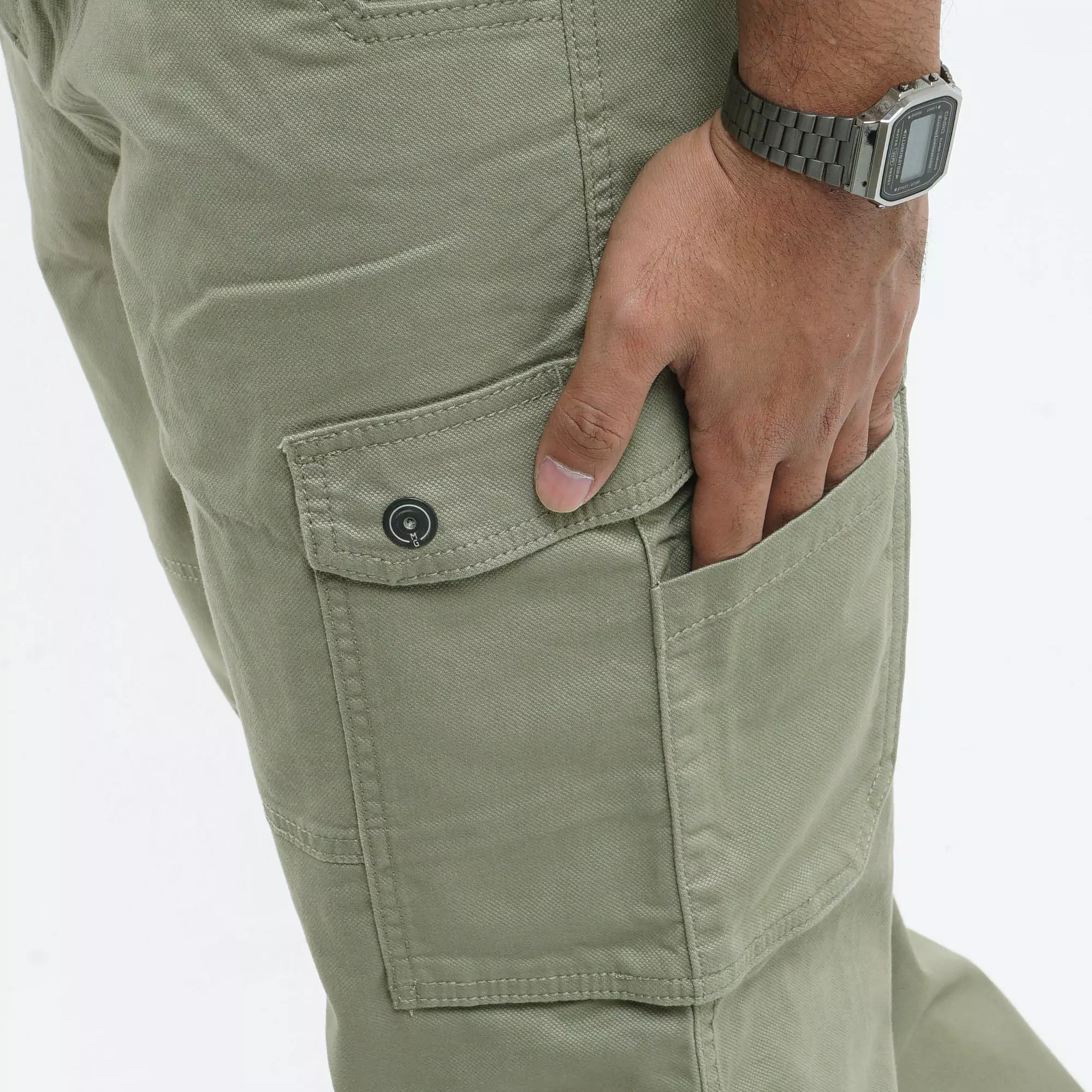 Jual MGEE M.Gee Celana Cargo Panjang Pria Mgee Greg C025 Olive Original ...