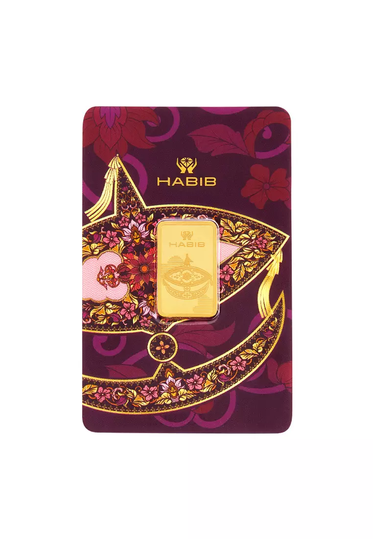 Buy HABIB HABIB 5g 999.9 Gold Bar (Wau) - Accredited by London Bullion ...