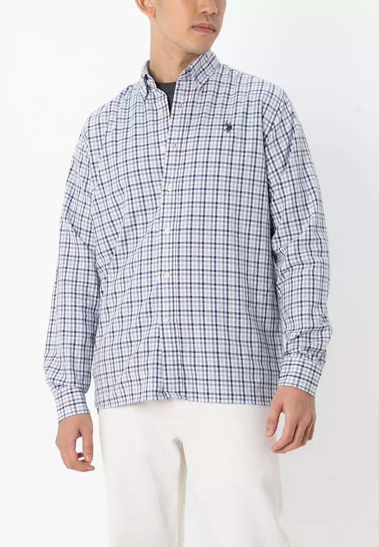 Buy US POLO ASSN Checkered Shirt 2026 Online | ZALORA