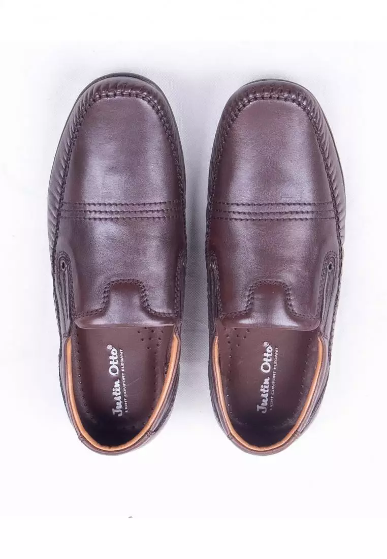 Jual Justin Otto Justin Otto sepatu Pria Mocassin sepatu Kulit art ...