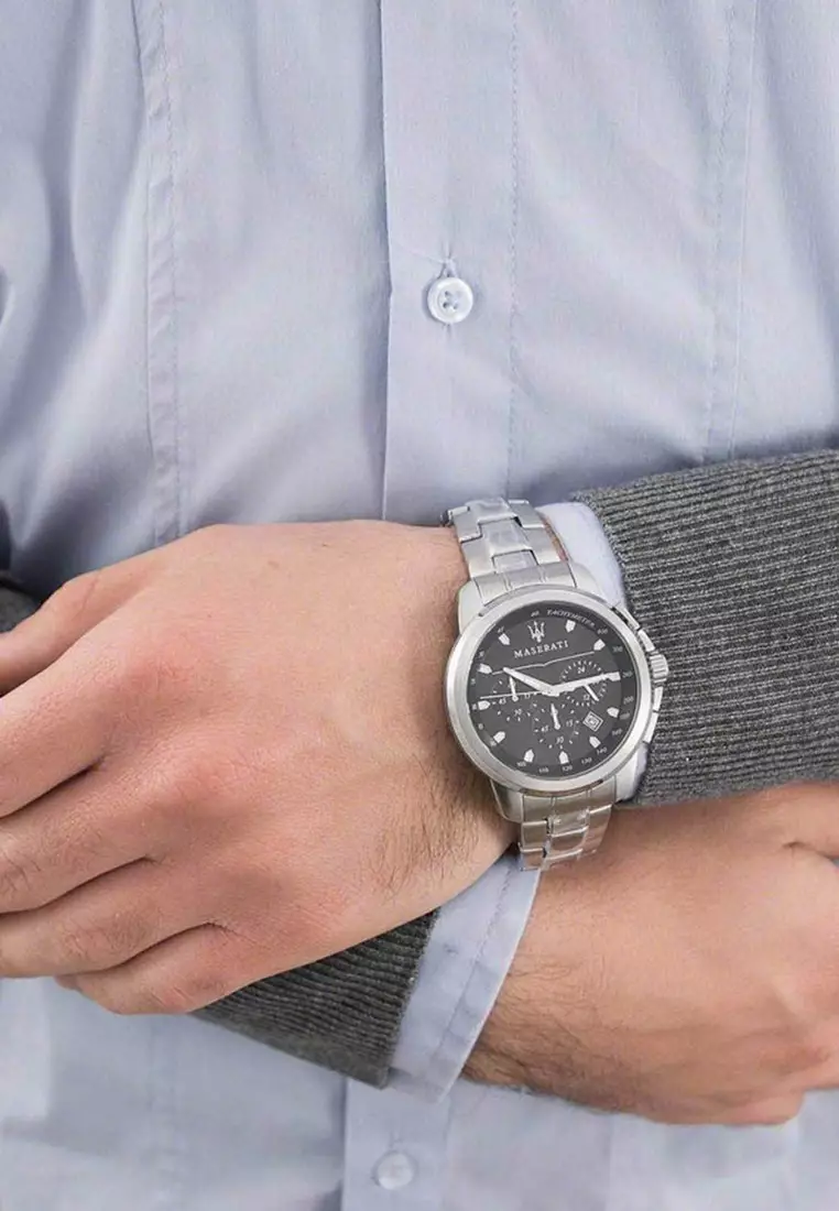 Buy Maserati 【2 Years Warranty】 Maserati Successo 44mm Stainless Steel ...