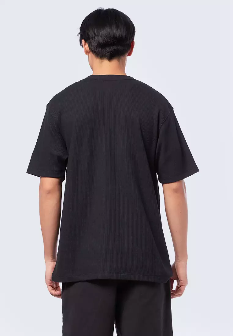 Jual Executive Oversized Textured T-Shirt Original 2025 | ZALORA ...