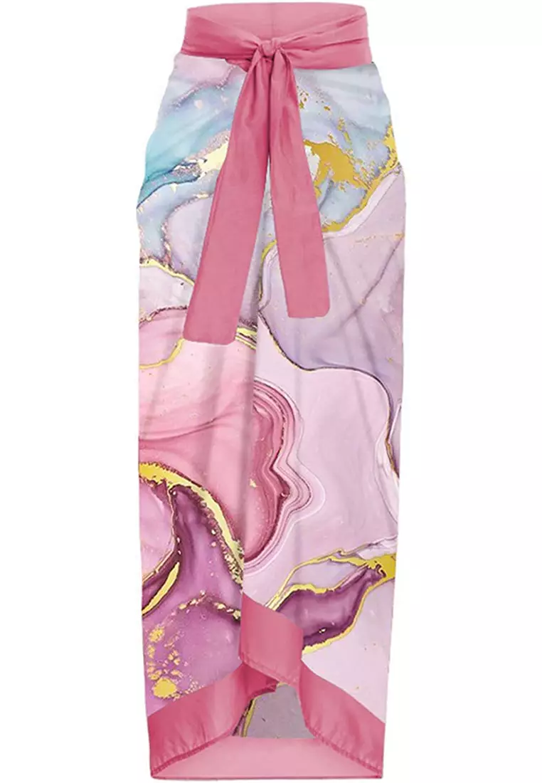 Buy ZITIQUE Two-Piece Set - One-Piece Spa Swimsuit With Chiffon Cover ...