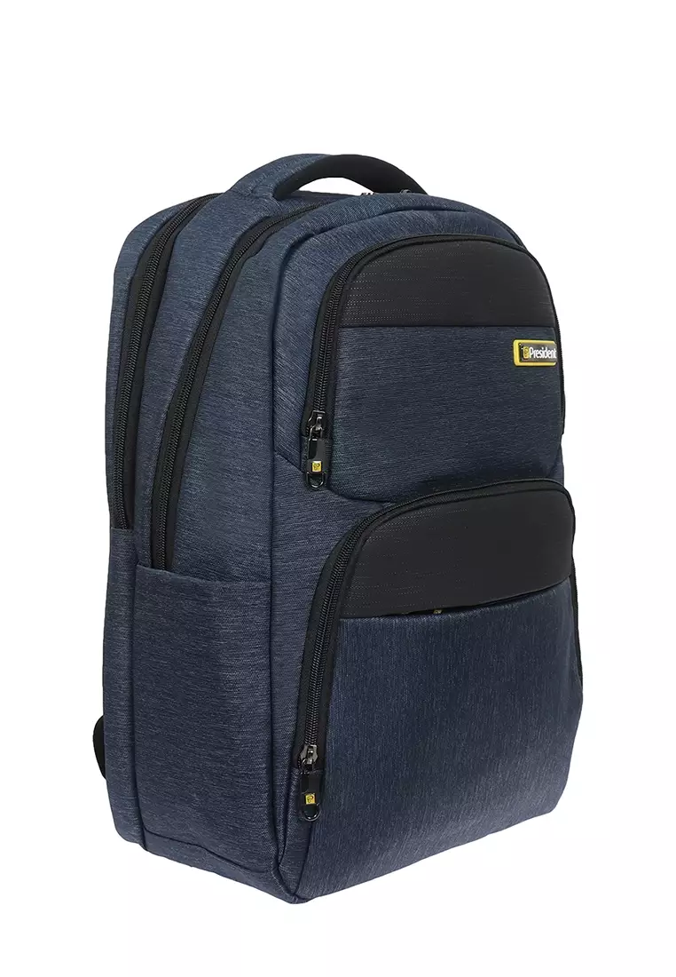 Jual President Backpack President 5897-01 Navy Blue Original 2024 ...
