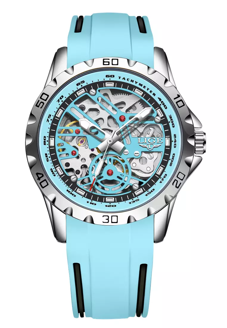 LIGE Automatic Unisex Diver's Stainless Steel Self-winding Watch, see ...