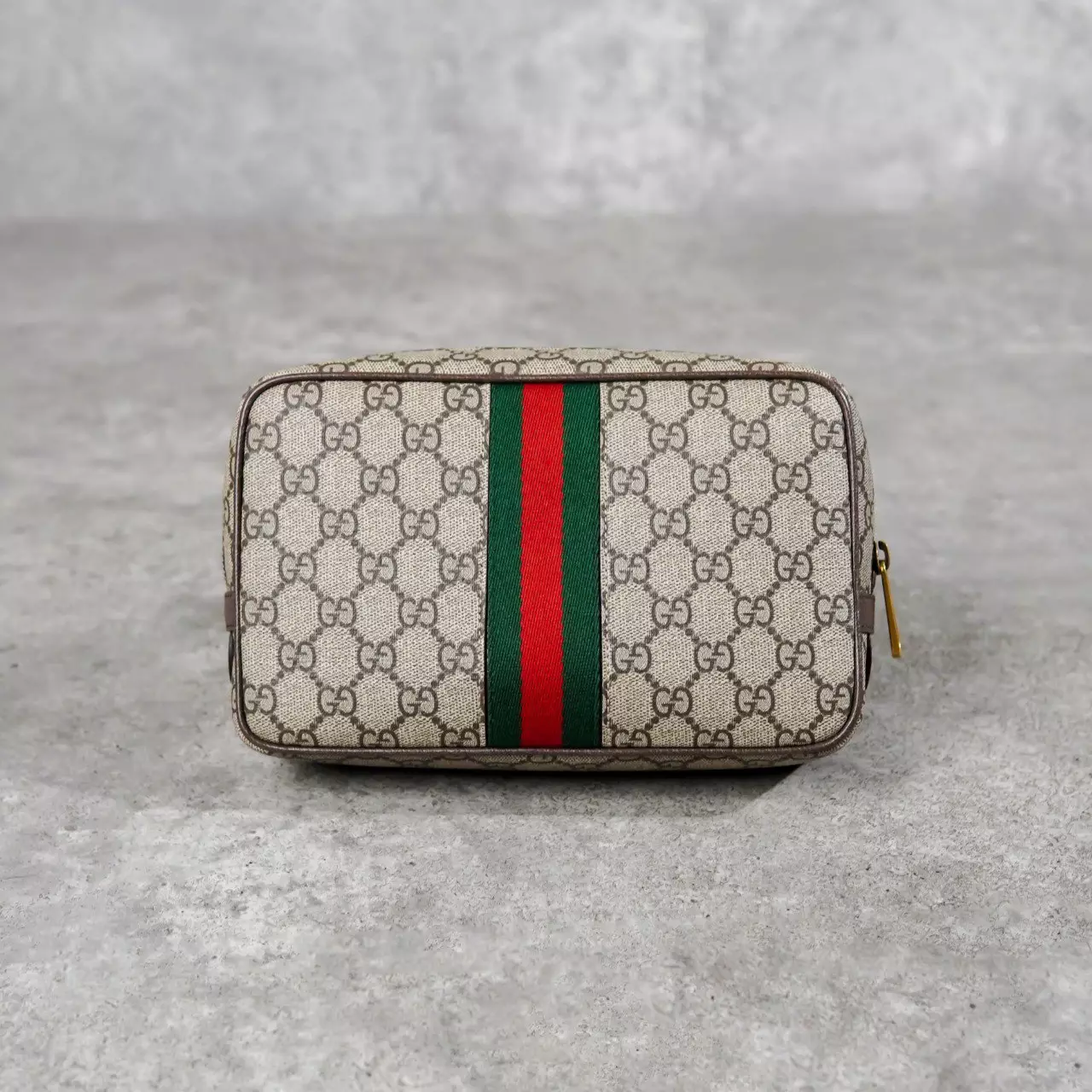 Jual GUCCI Tas GUCCI SAVOY OPHIDIA GG MONOGRAM BEIGE BROWN STRIPE RED ...