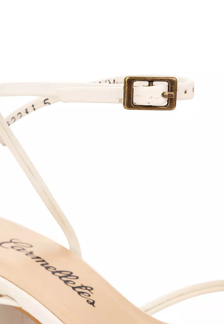 Buy CARMELLETES Strappy Toe Ring Block Heels 2025 Online | ZALORA ...