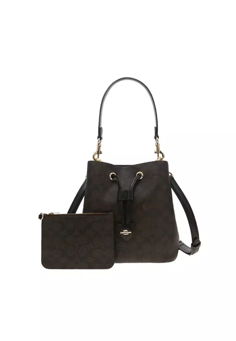 Buy Coach Rowan Bucket Bag in Signature Canvas CBH07 2026 Online ...