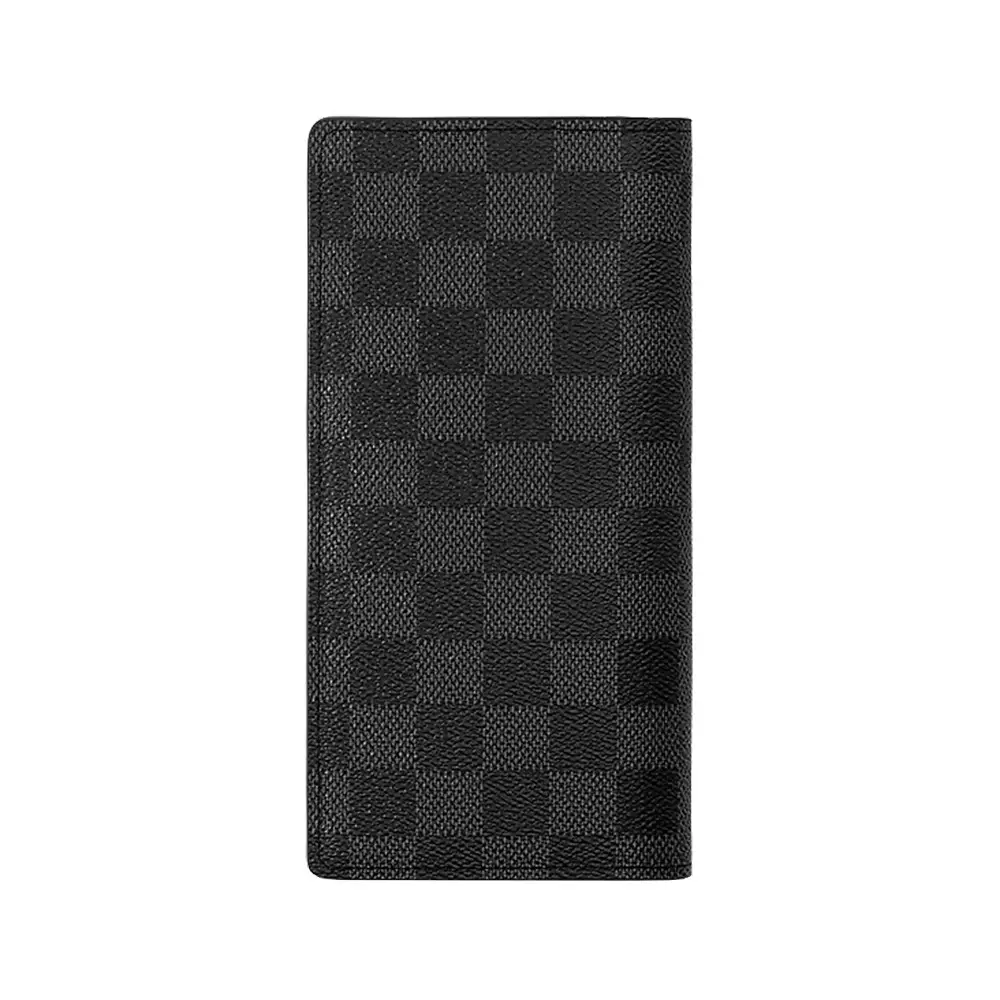 Jual Louis Vuitton Brazza Damier Graphite Wallet Black Original 2025 ...