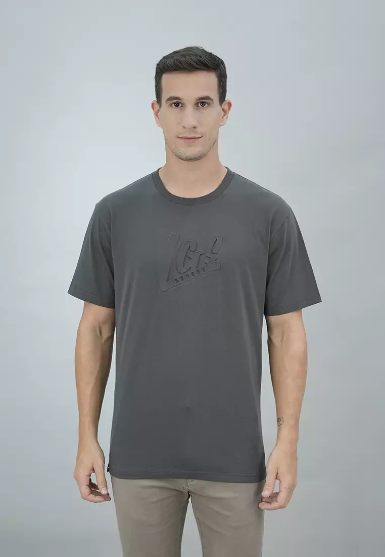 Jual LGS LGS Street - Kaos Casual Pria Lengan Pendek Motif Gambar ...