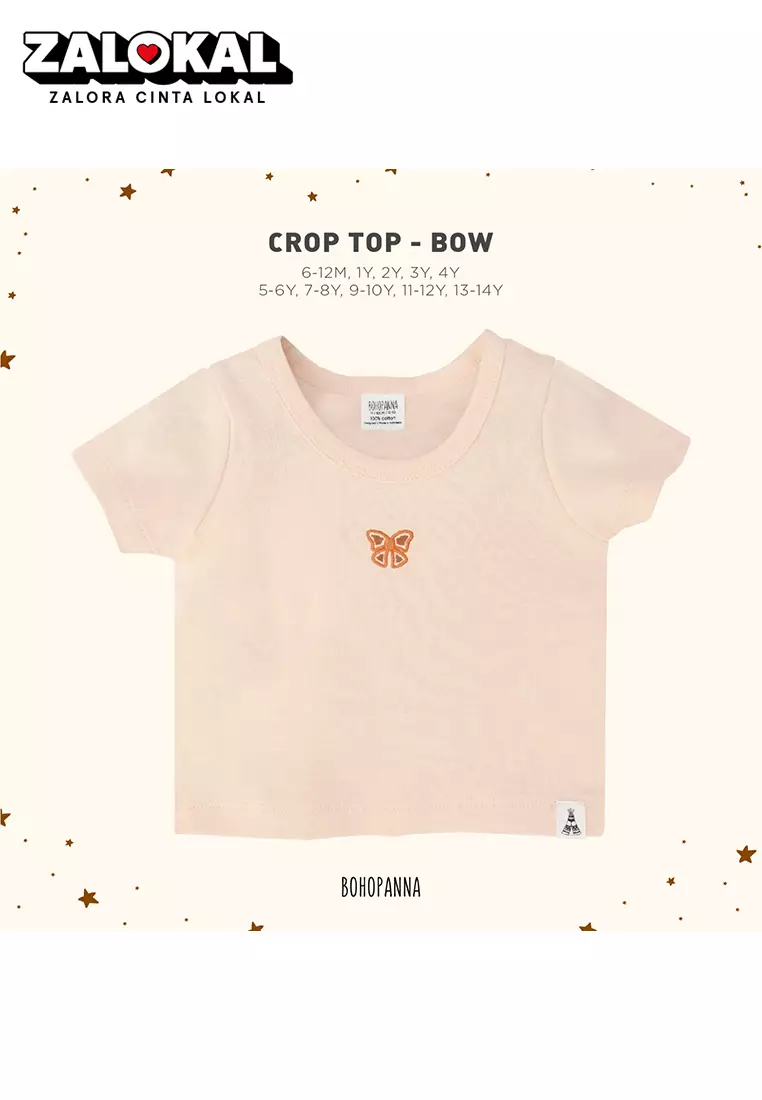 Jual Bohopanna BOHOPANNA - CROP TOP - Atasan Anak Original 2024 ...