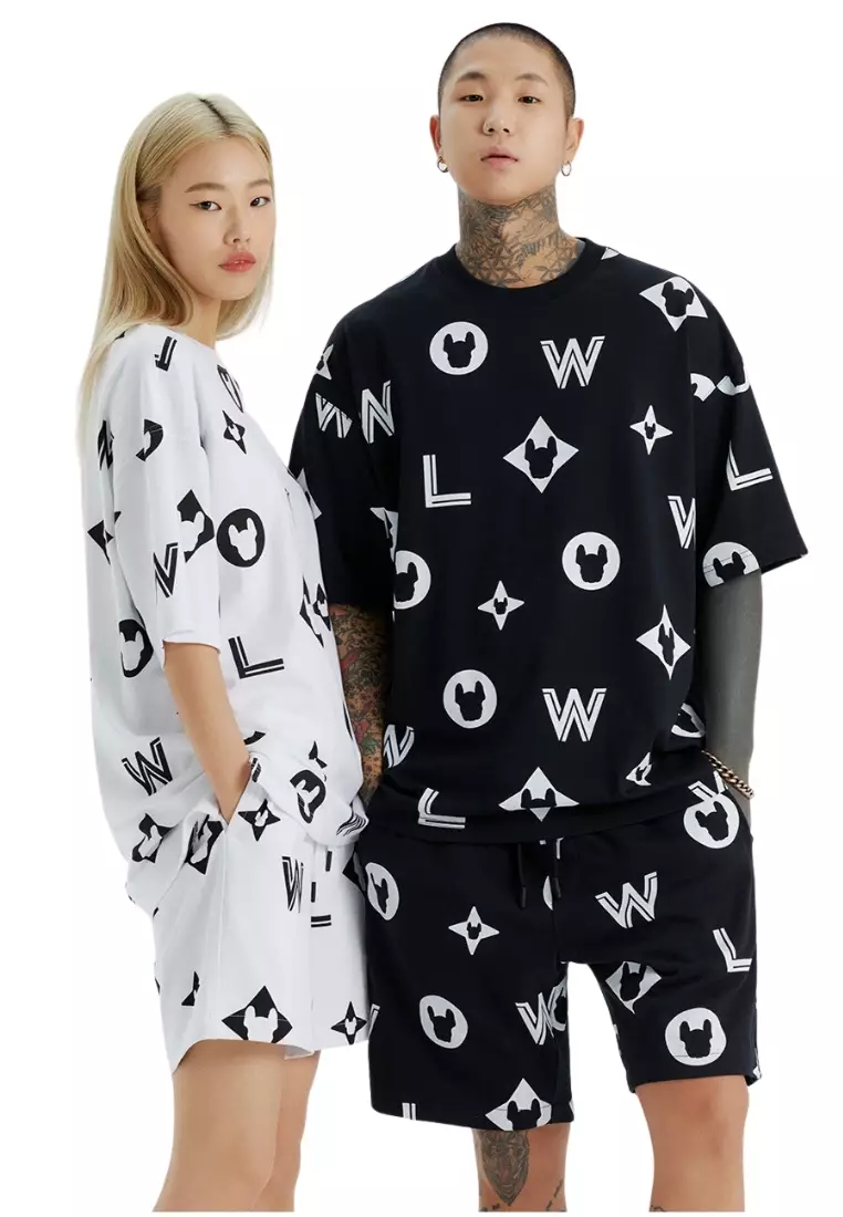 Jual LIFEWORK Monogram LW Short Pants -White Original 2025 | ZALORA ...