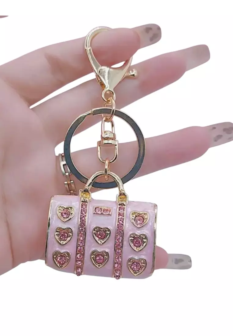Buy ESTILO Pink Cute Lady Handbag Keychain 2025 Online | ZALORA Philippines