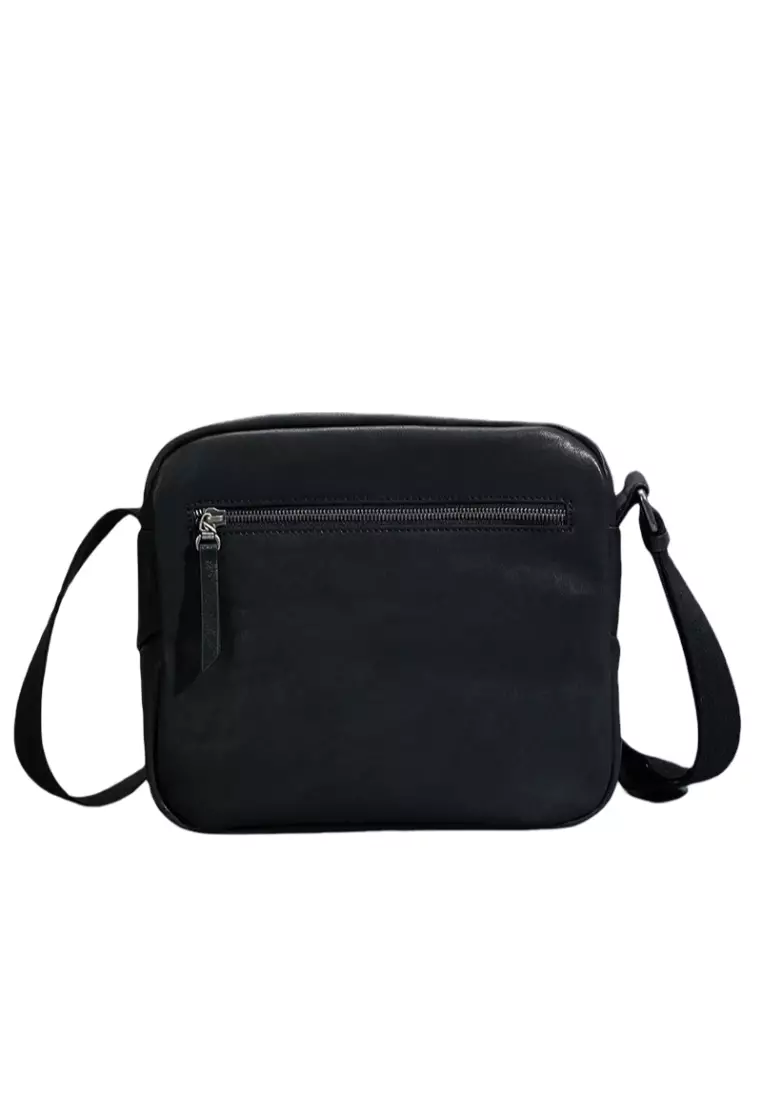 Buy XAFITI Men's Genuine Leather Pillow - Shaped Shoulder Bag in Street ...