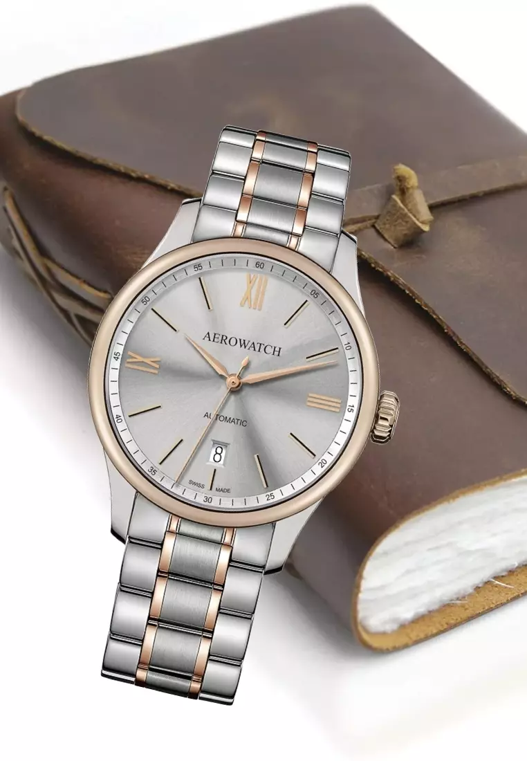 Buy Aerowatch RENAISSANCE AUTOMATIC MEN WATCH 40mm A60985BI02M 2025 ...