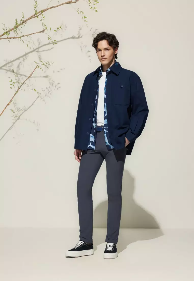 Buy G2000 G2000 Cotton Ribstop Relax Fit Overshirt Jacket 2025 Online ...