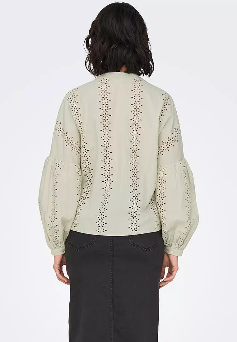 Buy ONLY Nelly Long Sleeves Button Top 2025 Online | ZALORA Philippines