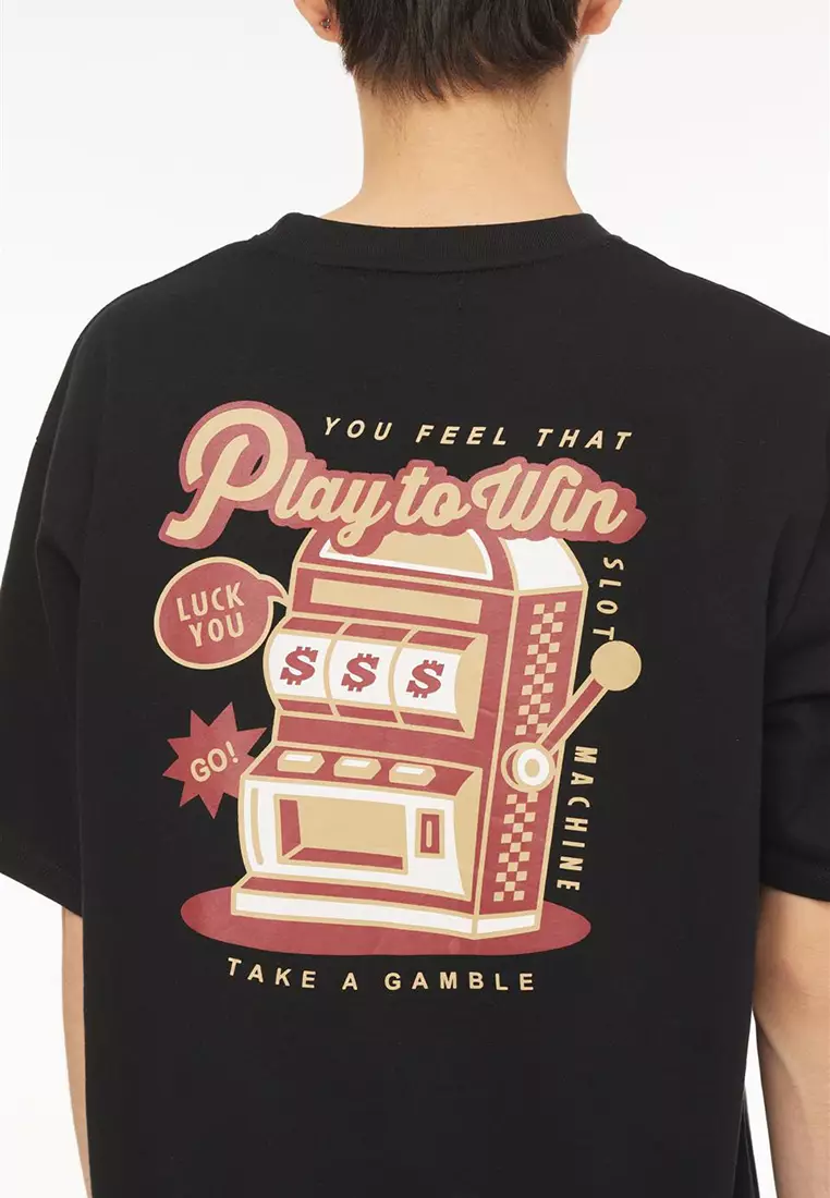 Jual Life8 All Wears Slot Winner Graphic Short Sleeves T-Shirt Original ...