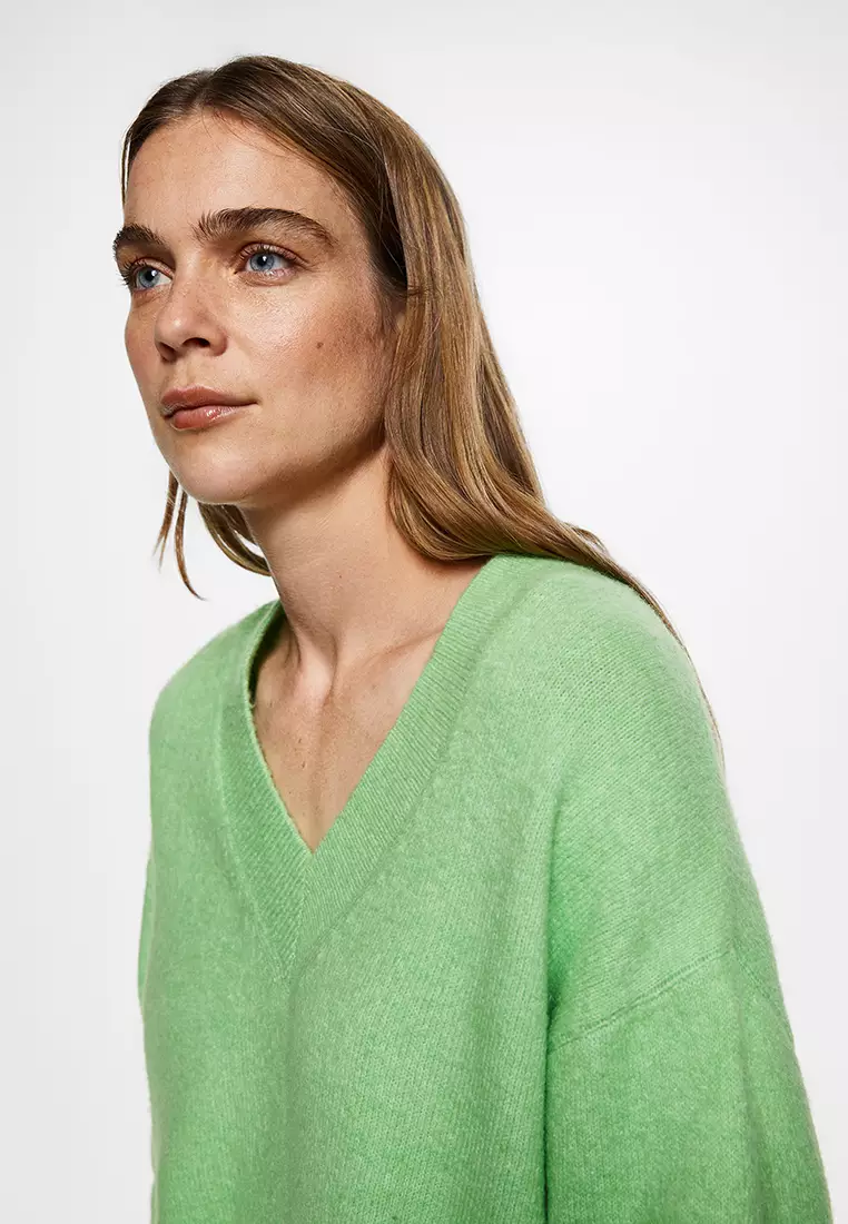 Buy Mango V-Neck Sweater 2025 Online | ZALORA Philippines