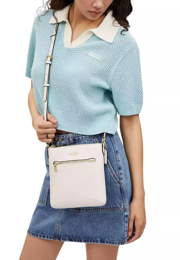 Buy Coach Coach Mini Rowan File Bag In Chalk CV405 2025 Online | ZALORA ...