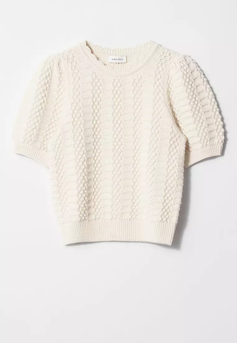 & Other Stories Scalloped Knit Top 2025 | Buy & Other Stories Online ...