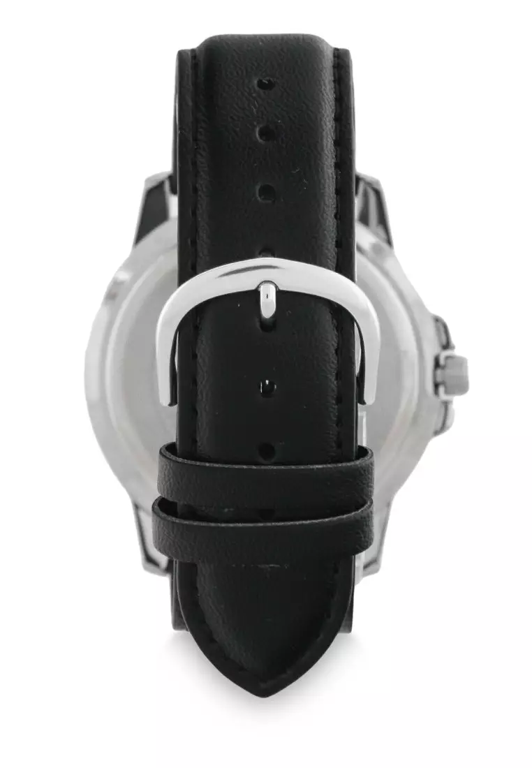 Jual Casio Casio Jam Tangan Pria Black Silver Leather Strap Mtp Vd300l 7eudf Original 2025